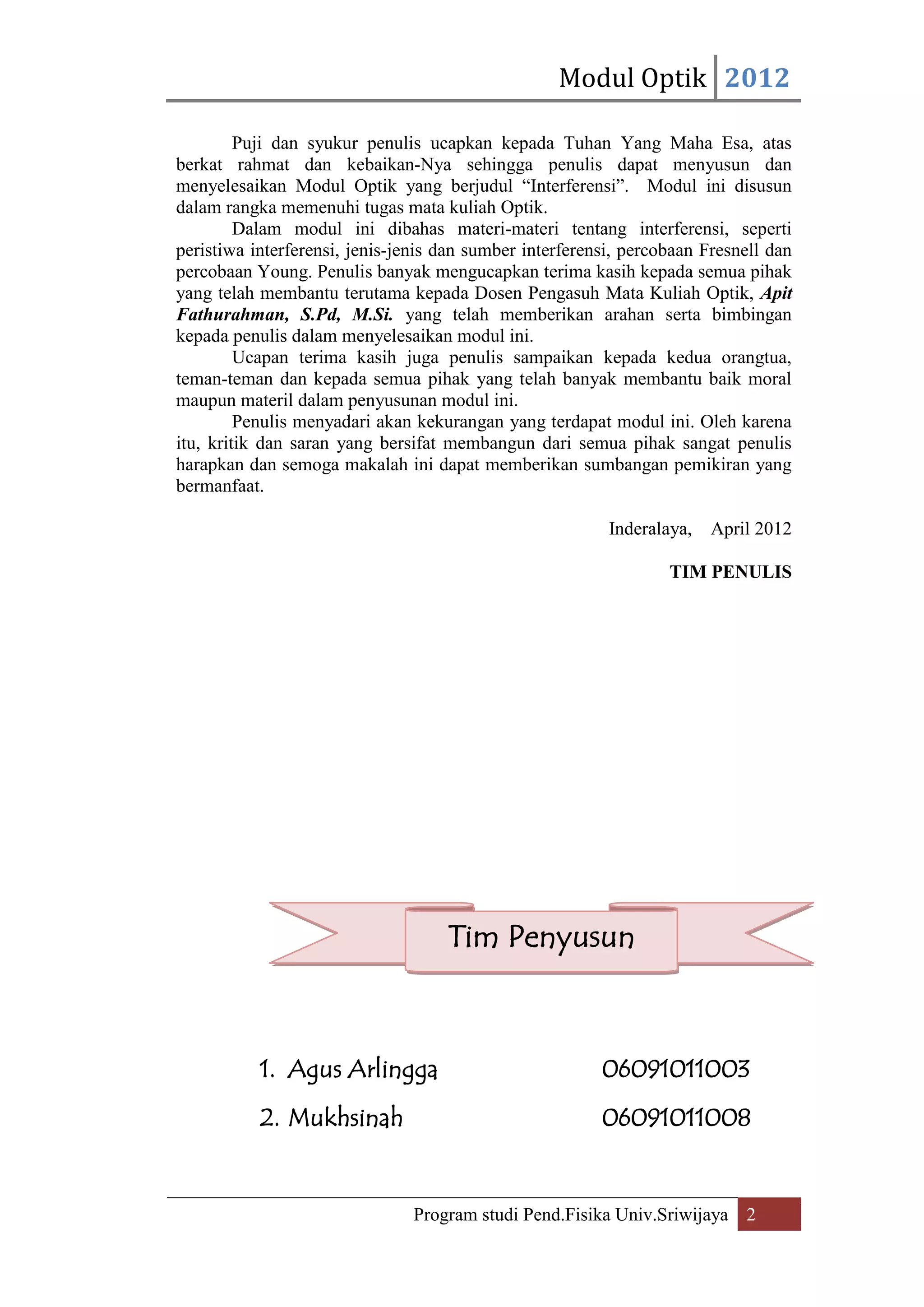 Modul Interferensi | DOCX