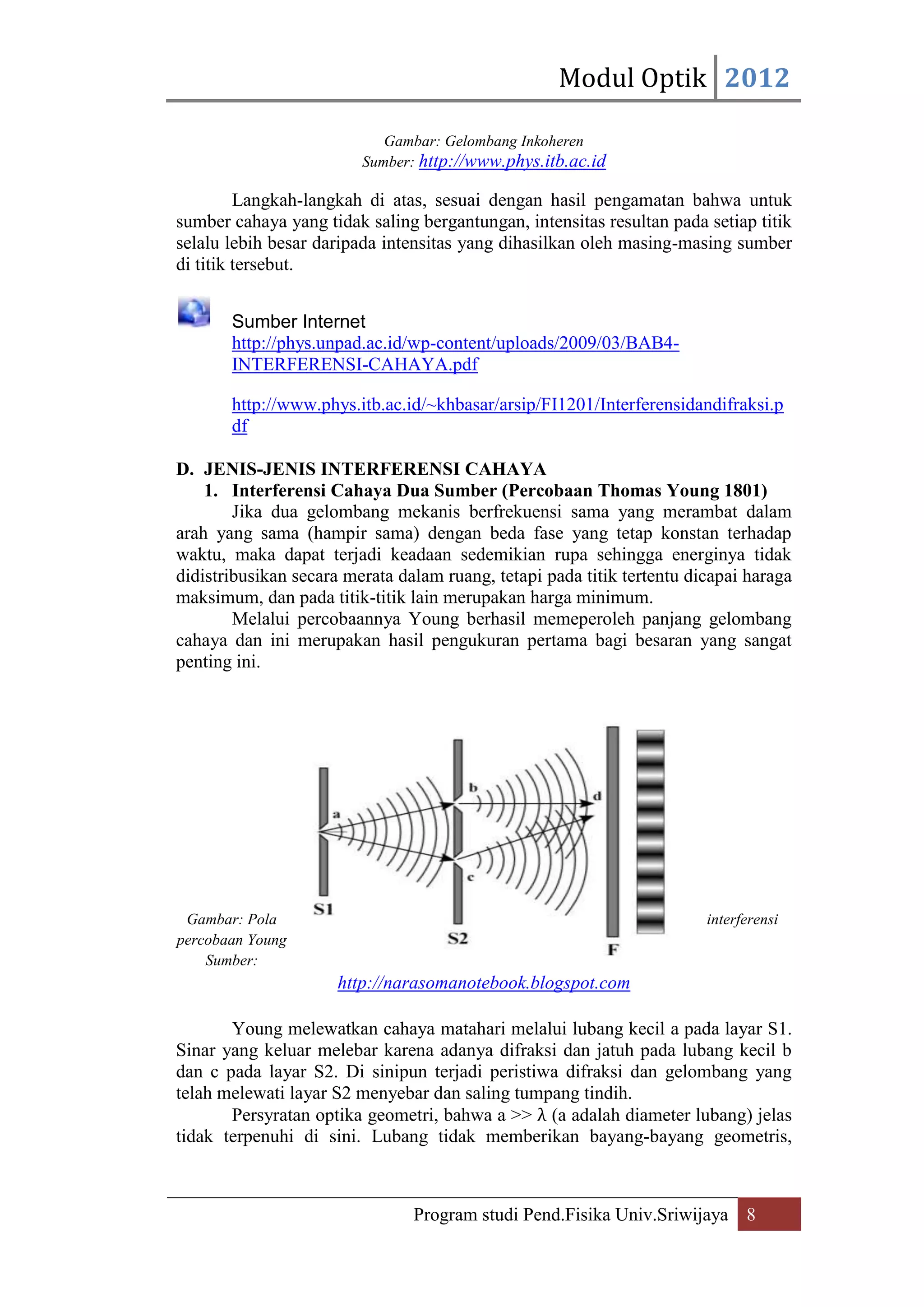 Modul Interferensi | DOCX