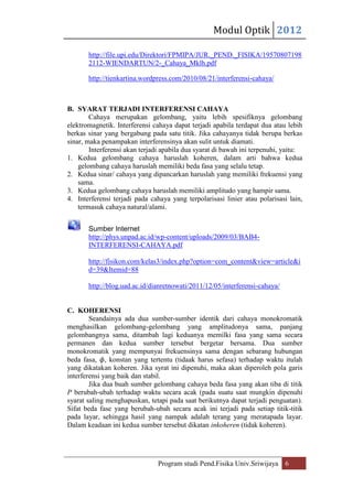 Modul Interferensi | DOCX