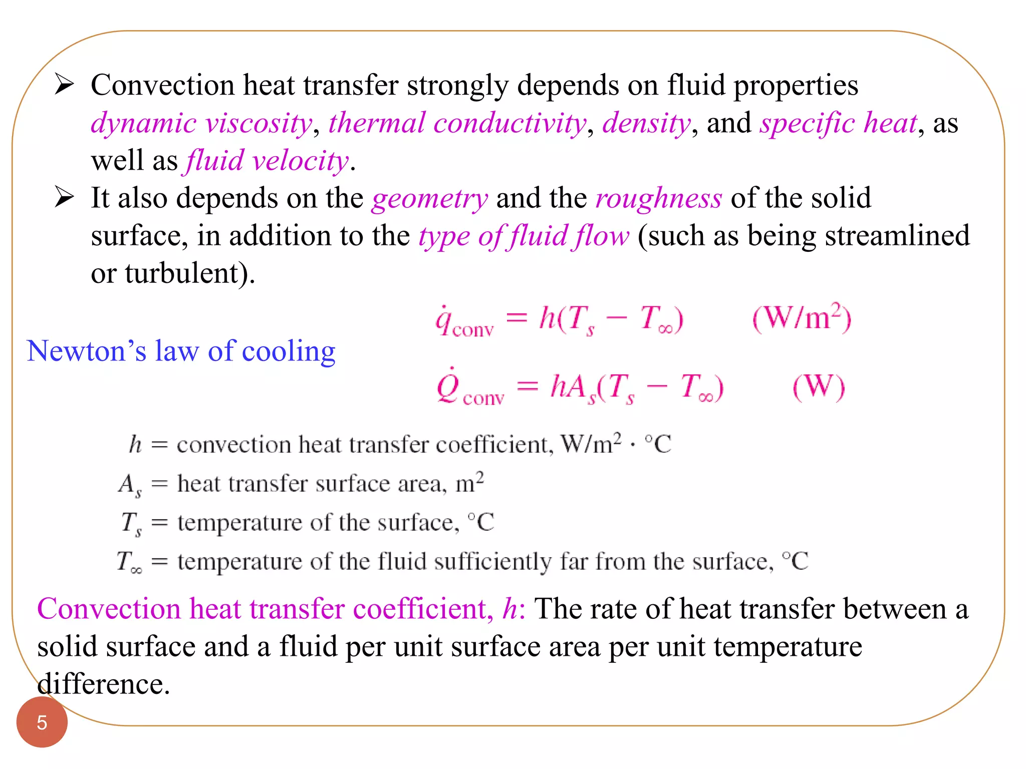 Uppload chap 5 convection heat trasnfer | PPTX