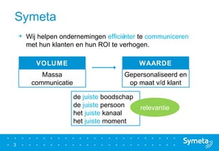 Symeta: Nieuwe inkomstenbronnen voor uitgevers | PPT