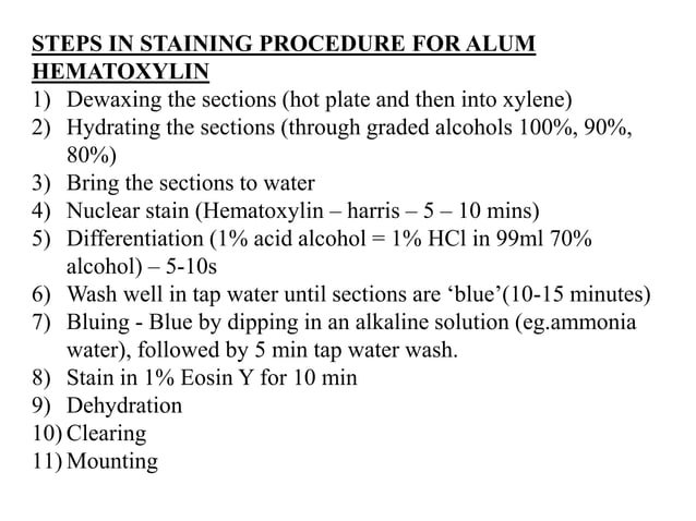 hematoxylin and eosin stains | PPTX | Blood Disorders | Diseases and Conditions