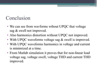 UPQC_Dissertation FOR ELECTRICAL ENGINEERING FACTS DEVICES | PPT