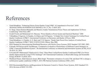 UPQC_Dissertation FOR ELECTRICAL ENGINEERING FACTS DEVICES | PPT