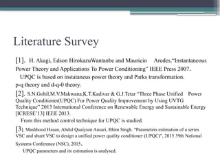 UPQC_Dissertation FOR ELECTRICAL ENGINEERING FACTS DEVICES | PPT