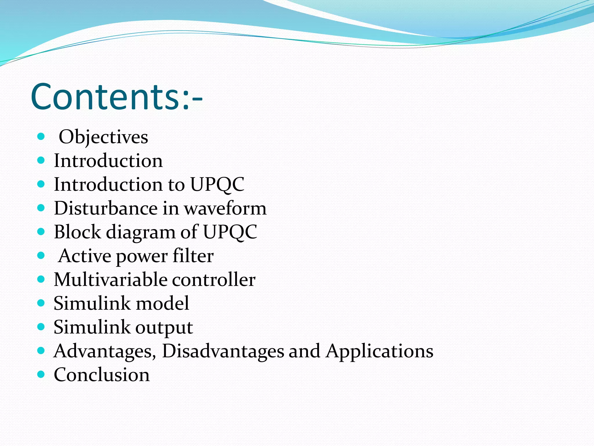 UPQC ppt main | PPTX