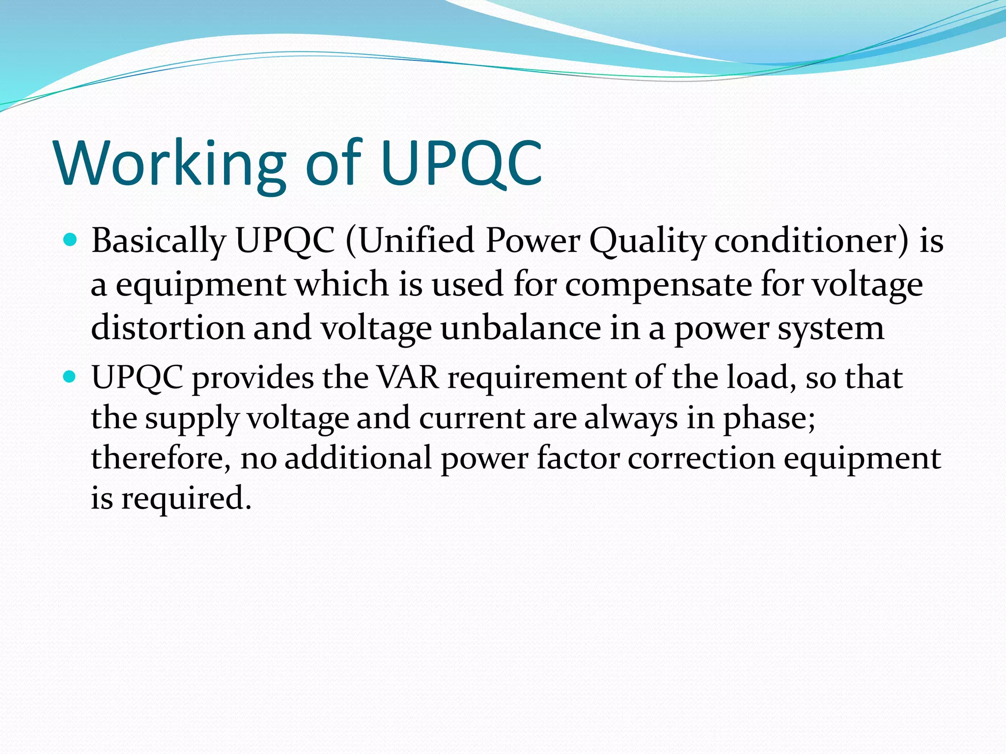 UPQC ppt main | PPTX