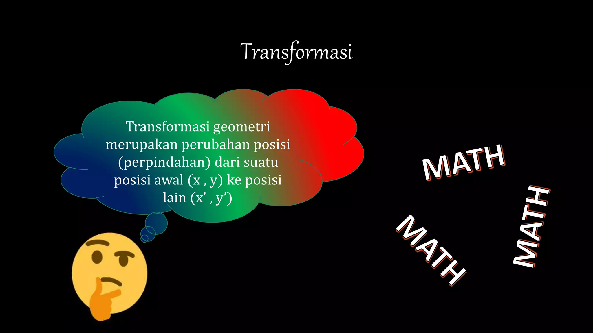 Transformasi Geometri SMA Global Prestasi ( Nibras Adam, XI-SC.2 ) | PPT