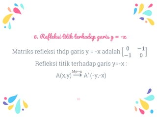 Transformasi Geometri | PPTX