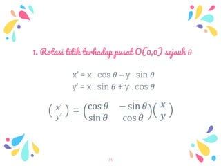 Transformasi Geometri | PPTX