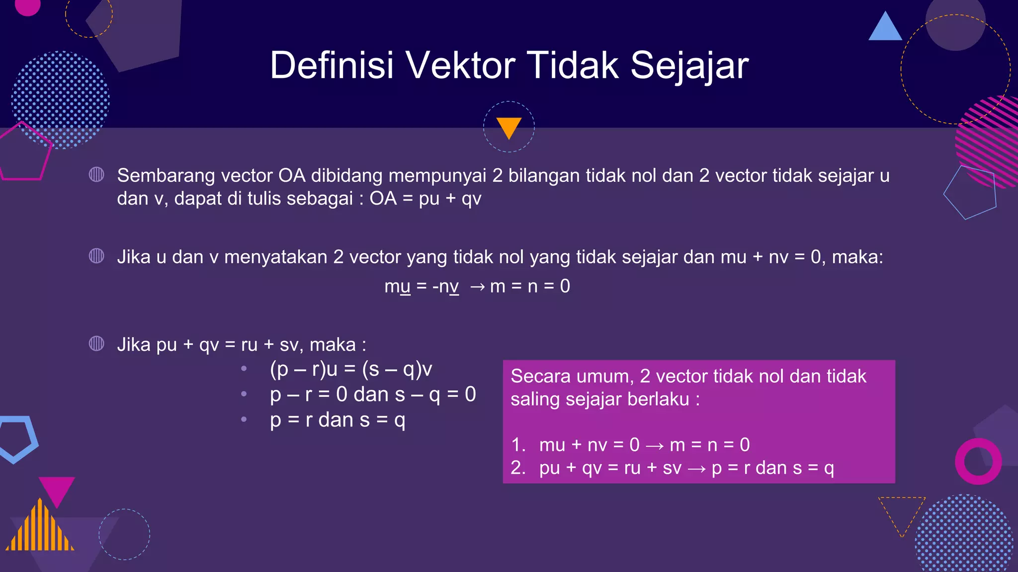 Vektor (Sekar, Rayhan) | PPT