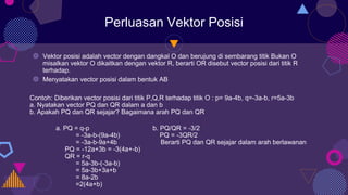 Vektor (Sekar, Rayhan) | PPT