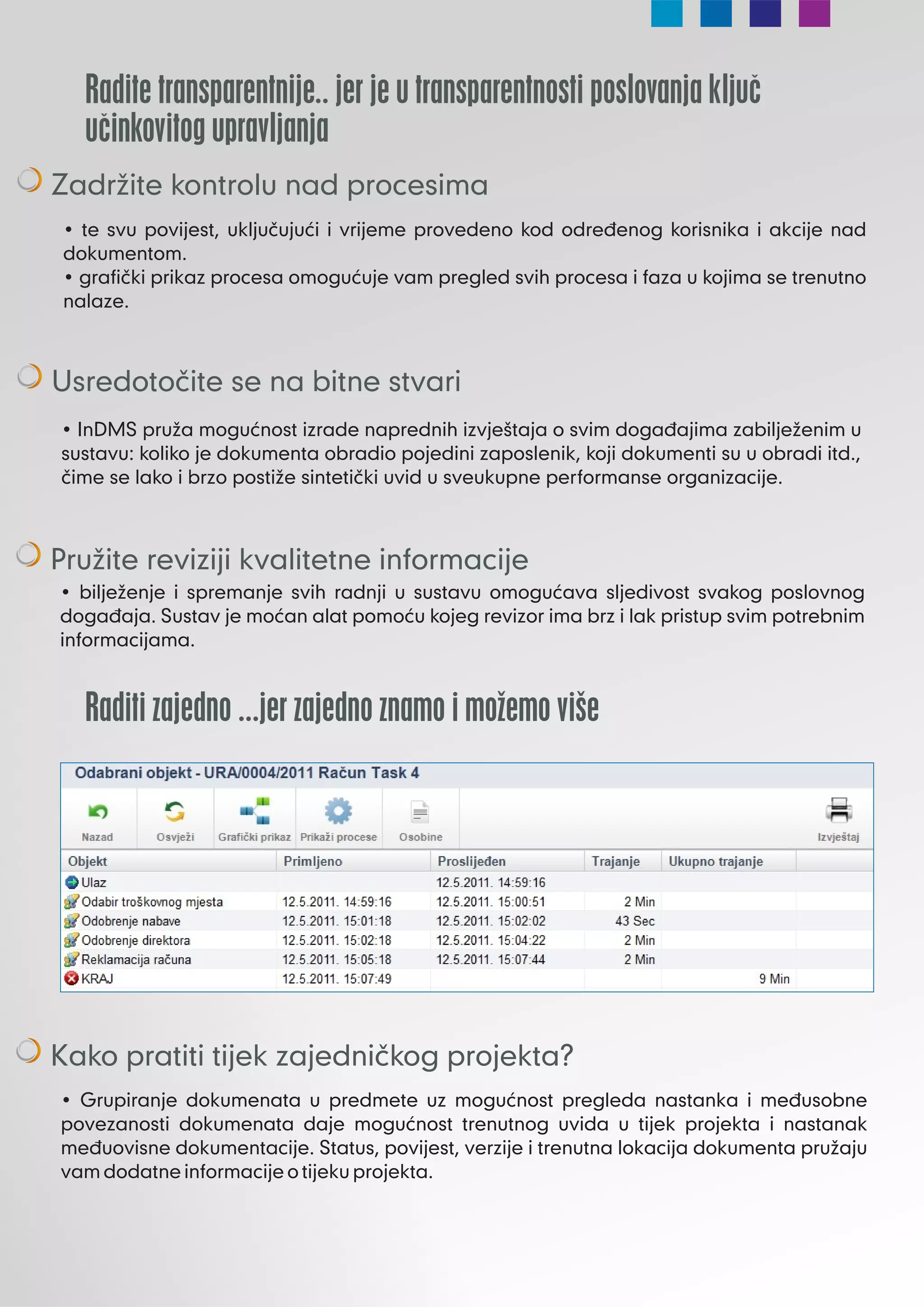 Upravljanje dokumentima i poslovnim procesima | PDF