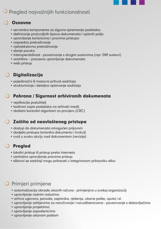 Upravljanje dokumentima i poslovnim procesima | PDF