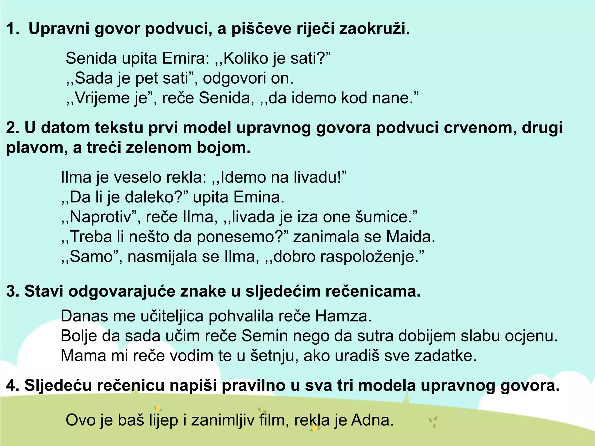 Upravni govor | PPTX