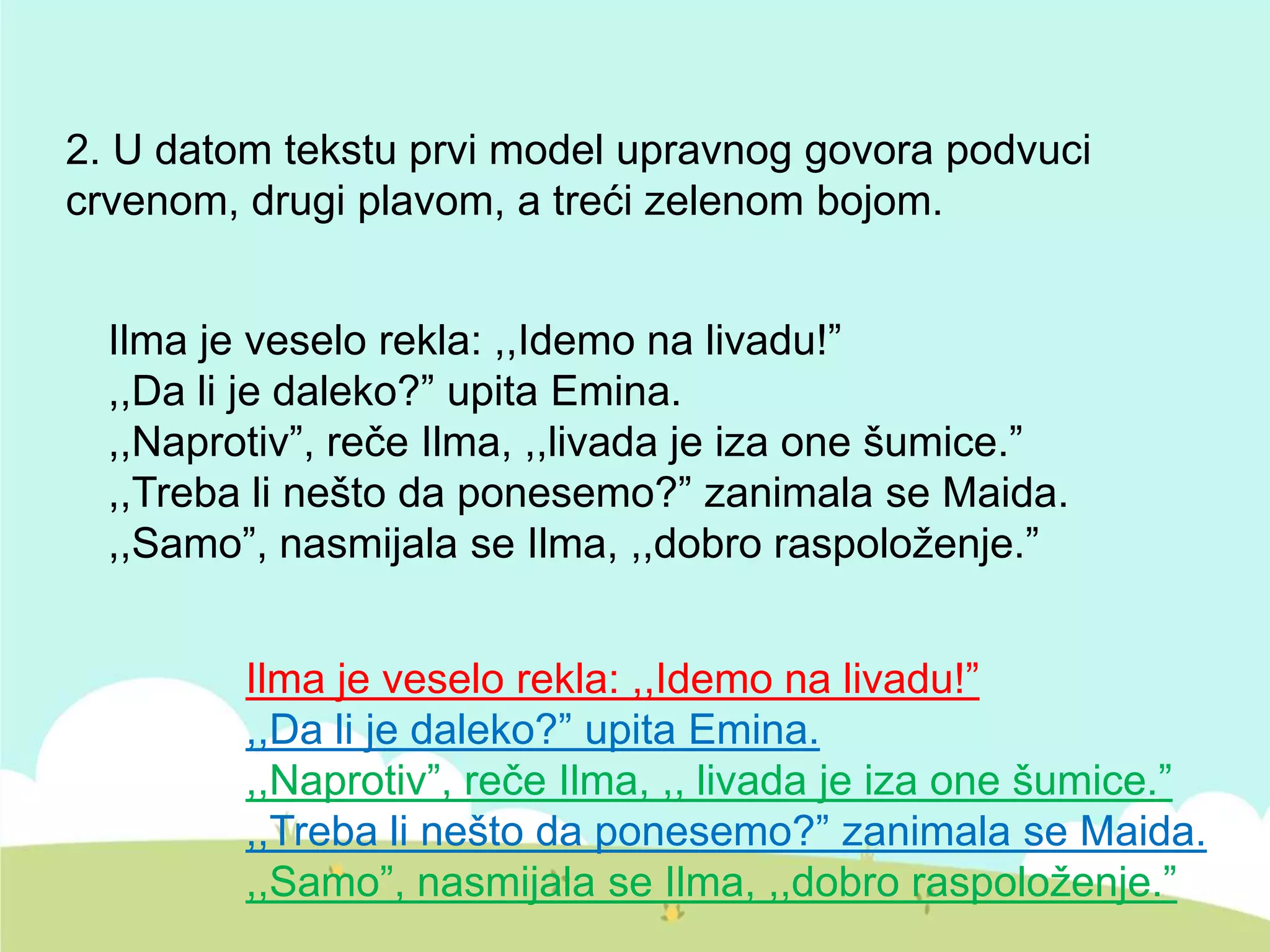 Upravni govor | PPTX