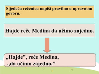 Upravni govor | PPTX