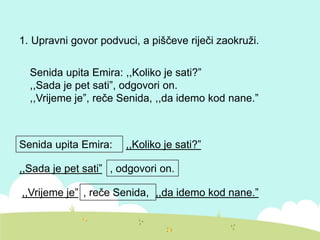 Upravni govor | PPTX