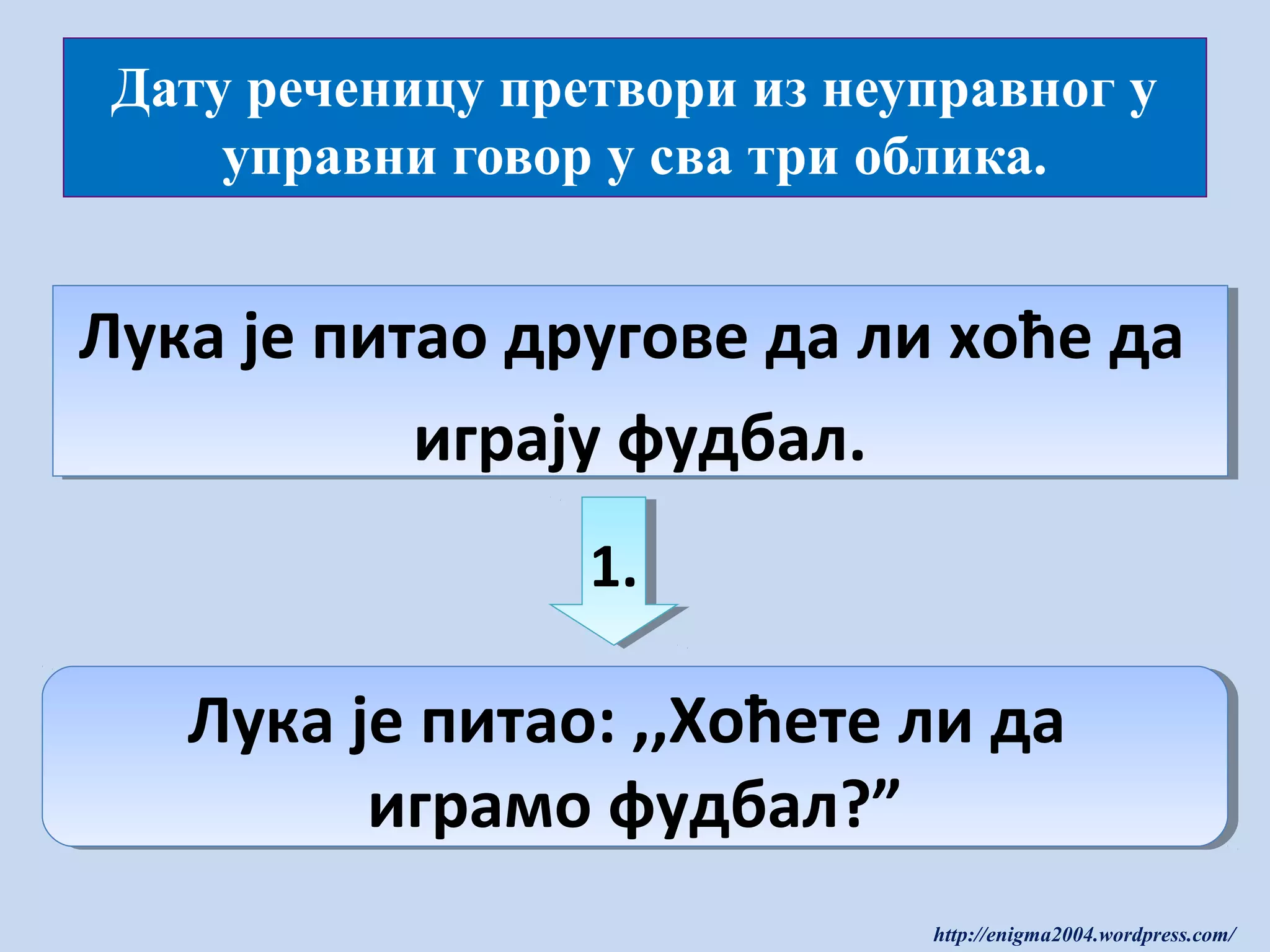 Upravni i neupravni govor | PPT