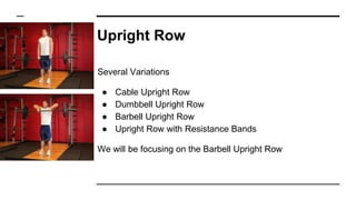 Upright Row | PPTX