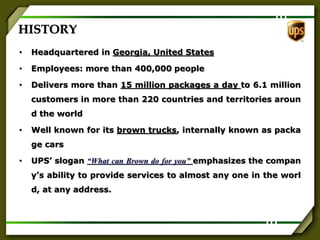 UPS presenation | PPTX