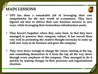 United Parcel Service Organizational Chart Region