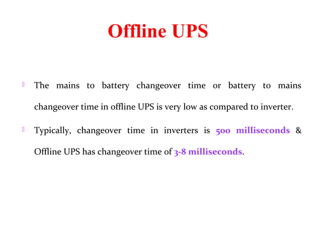Ups | PPT | Consumer Electronics | Technology & Computing