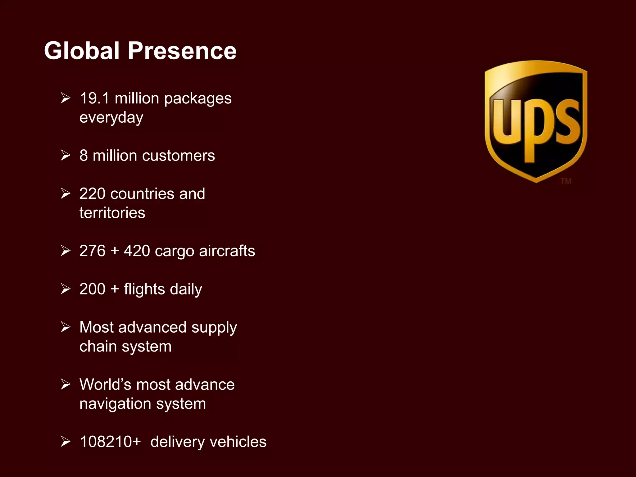 UPS HR and facts | PPT