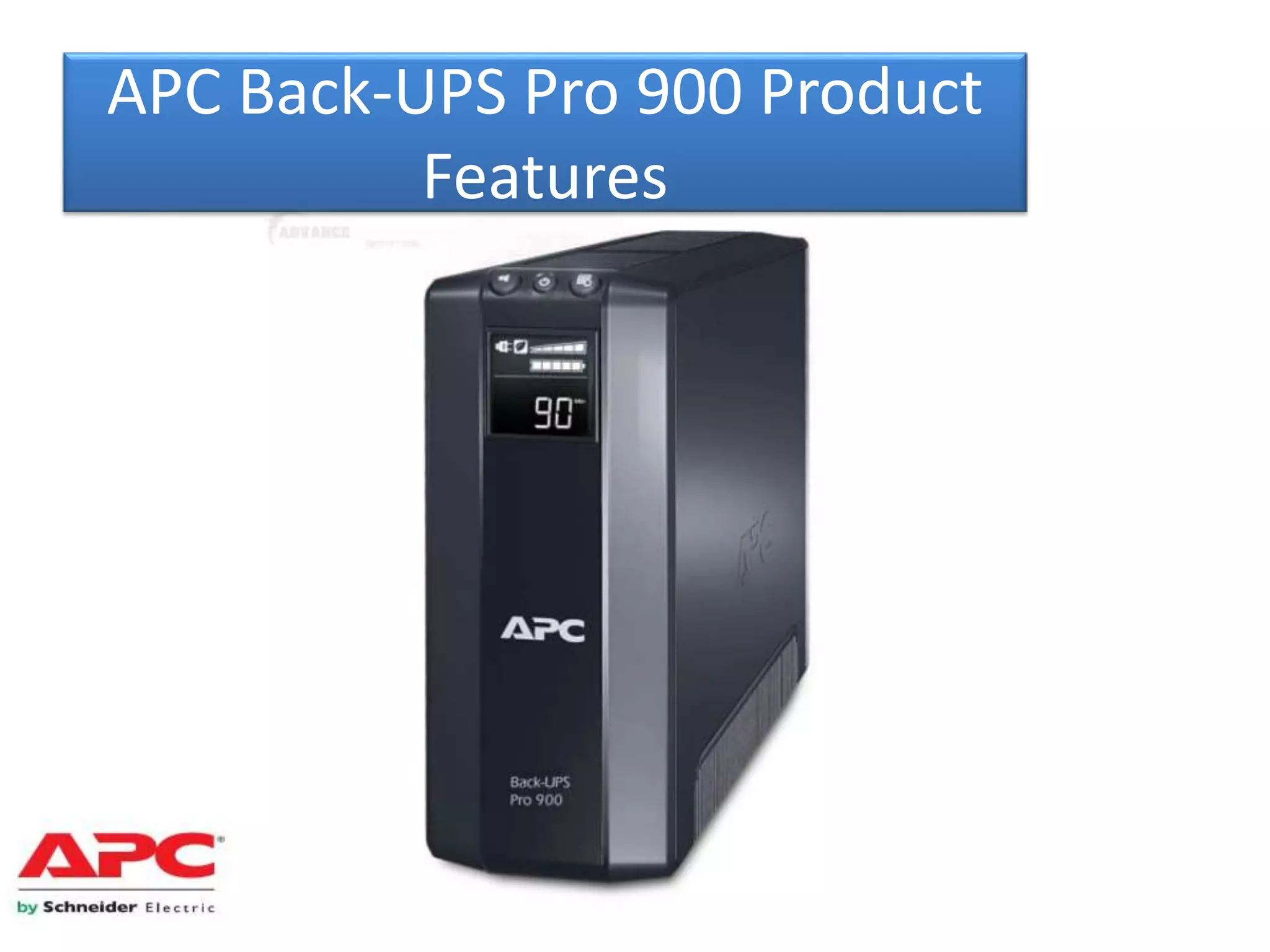 UPS.pptx | Gas and Electric | Home Utilities