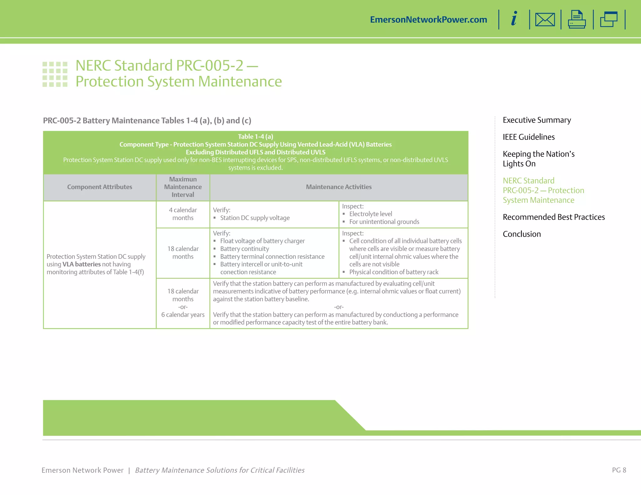 Battery Maintenance Solutions for Critical Facilities: Meeting ...