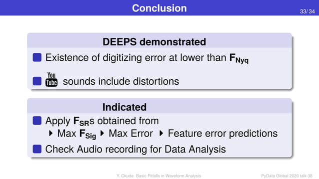 Basic Pitfalls in Waveform Analysis | PPT