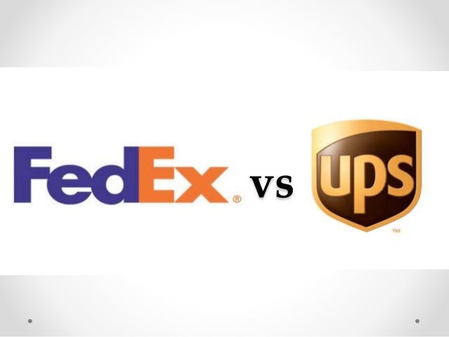 Ups and fedex