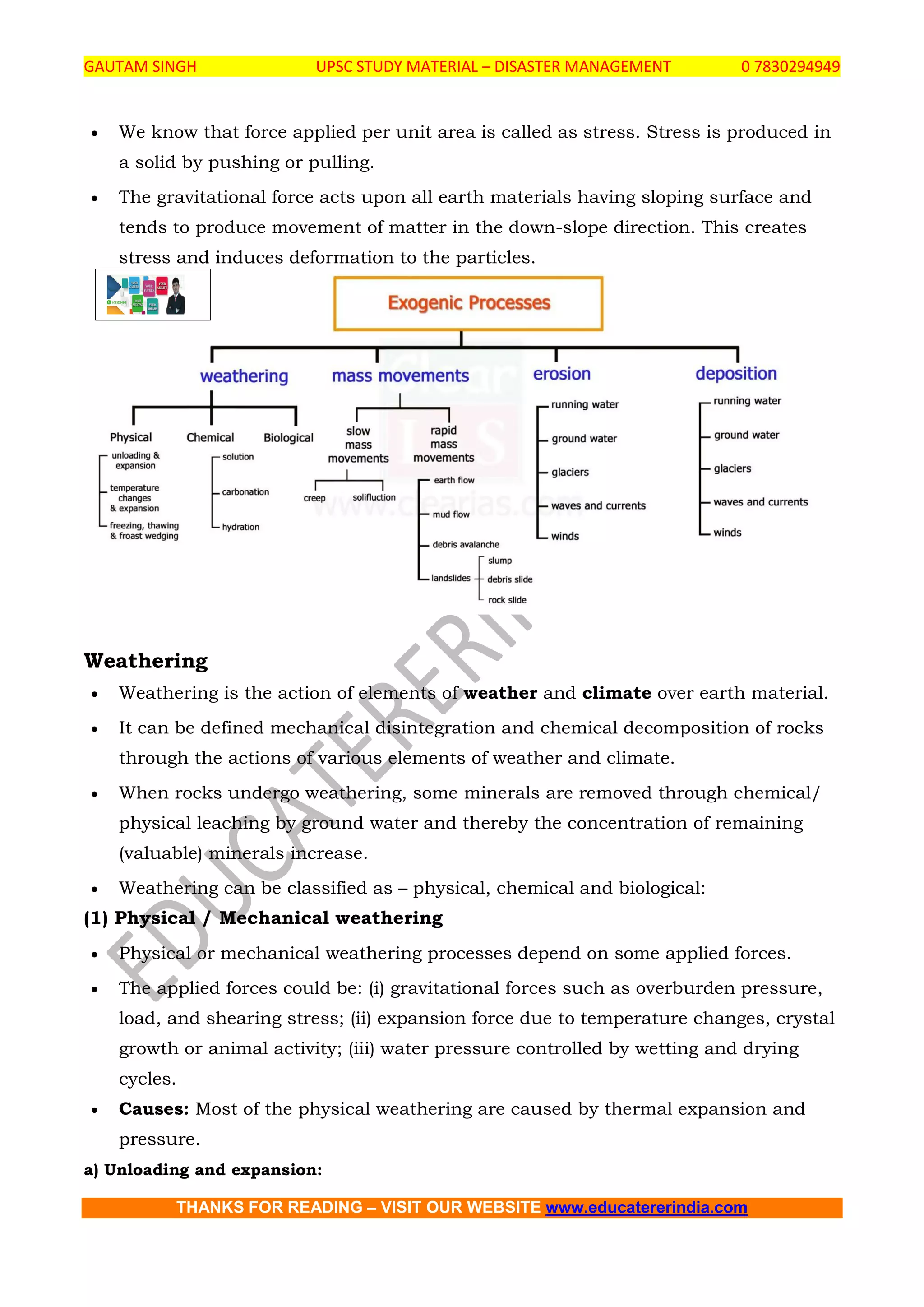 Upsc disaster management | PDF
