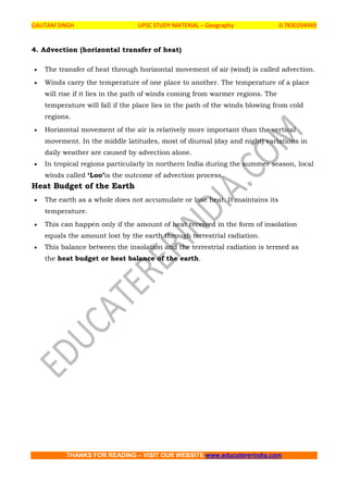 Upsc geography | PDF