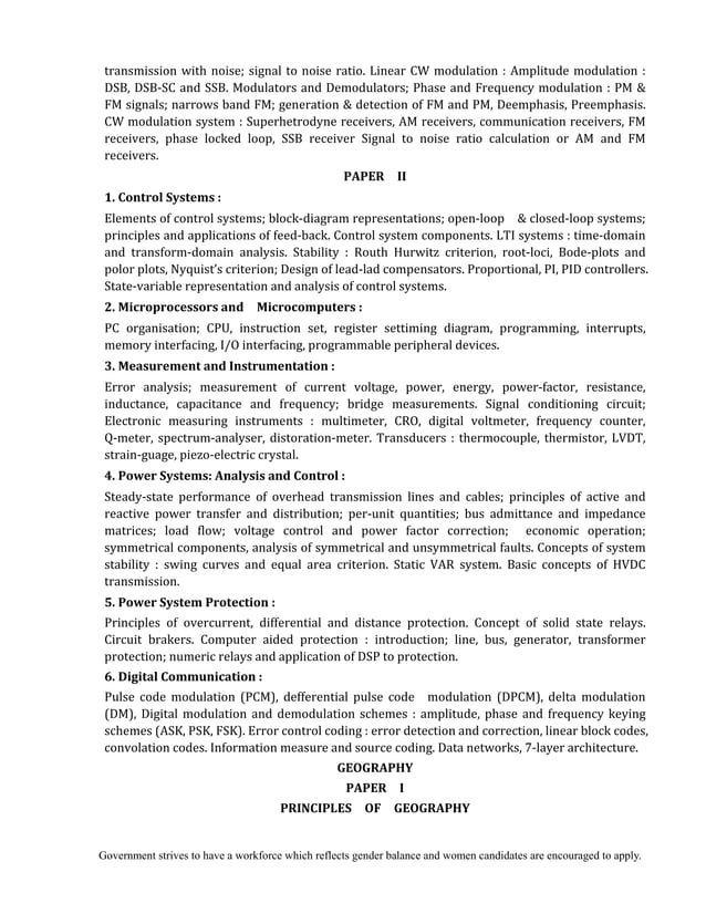 Upsc syllabus PDF | PDF