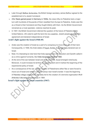 Upsc world history new | PDF