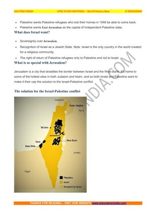 Upsc world history new | PDF