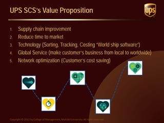 UPS SCS Case Study | PDF