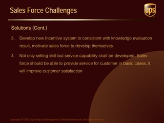 UPS SCS Case Study | PDF