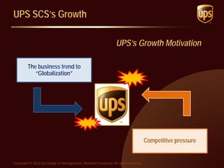 UPS SCS Case Study | PDF