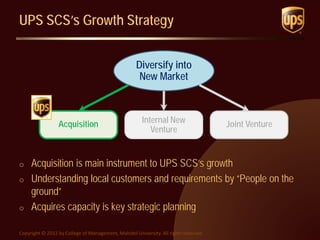UPS SCS Case Study | PDF