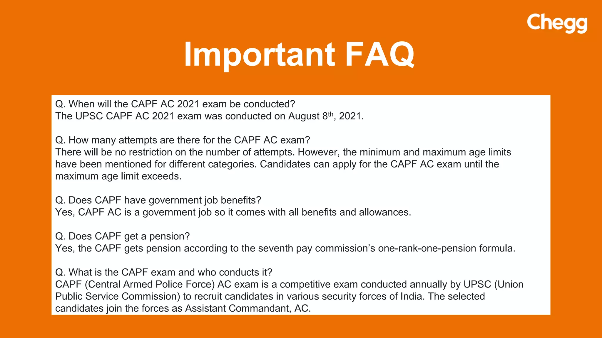 Upsc capf | PPTX