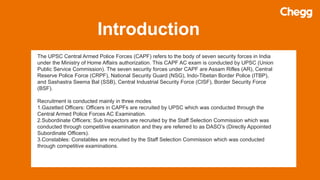 Upsc capf | PPTX
