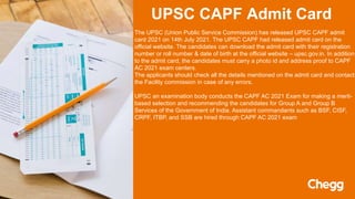 Upsc capf | PPTX