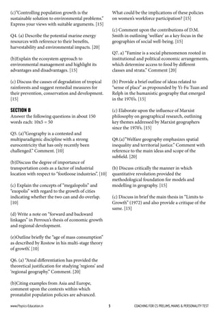 UPSC Civil Services Mains - Geography - Question Paper-I - 2018.pdf