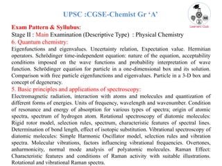 Job : Upsc geoscientist chemist | PPT