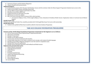 Vajiram & Ravi – UPSC Optional Subject Courses 2023 | PPTX