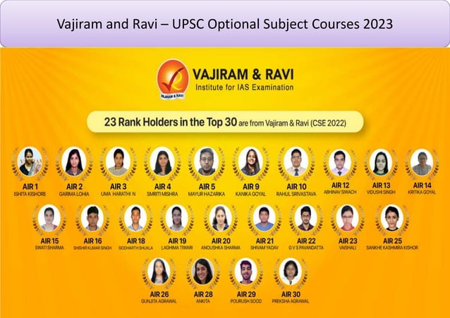 UPSC Optional Subject Courses | PPT