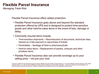 UPS Captial Overview | PPT