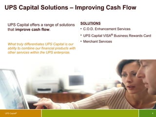 UPS Captial Overview | PPT